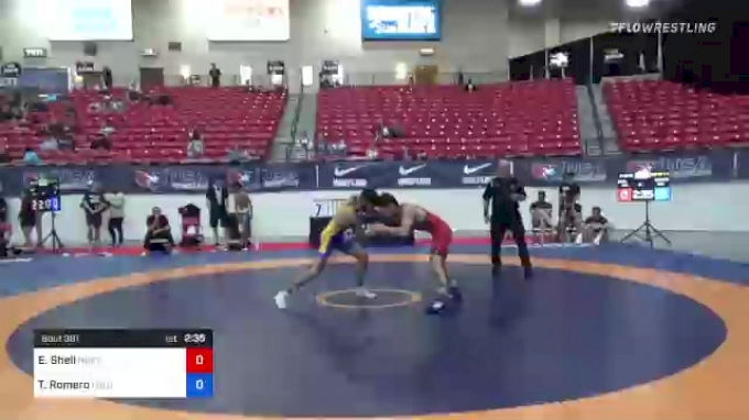 57 kg Consi Of 8 #1 - Evan Shell, Mustang Wrestling Club vs Timothy ...