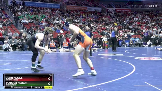 1A-165 lbs 1st Place Match - John McGill, Colfax-Mingo vs Maddox Nelson ...