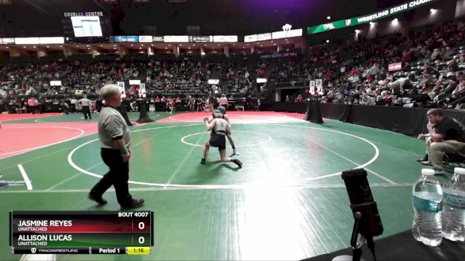 104 lbs Champ. Round 1 - Allison Lucas, Unattached vs Jasmine Reyes ...