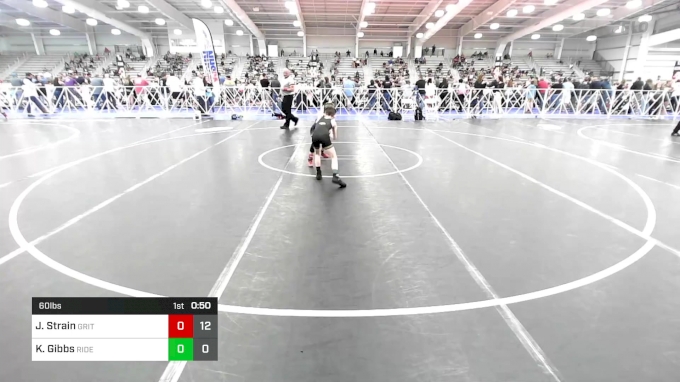 60 lbs Rr Rnd 3 - Jase Strain, Grit Mat Club Red vs Kaden Gibbs, Ride ...