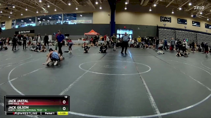 120 lbs Round 3 (8 Team) - Jack Jastal, Ohio Gold vs Jack Gilson, North ...