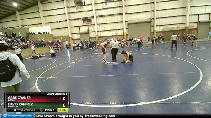 132 lbs Champ. Round 3 - Gabe Craner, Logan vs David Ramirez, Syracuse