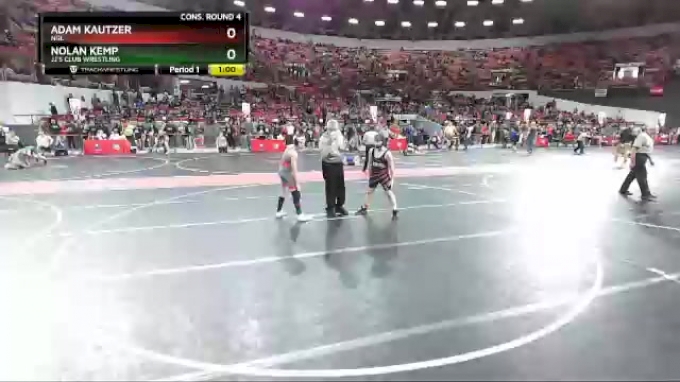125 lbs Cons. Round 4 - Adam Kautzer, NGL vs Nolan Kemp, JJ`s Club ...