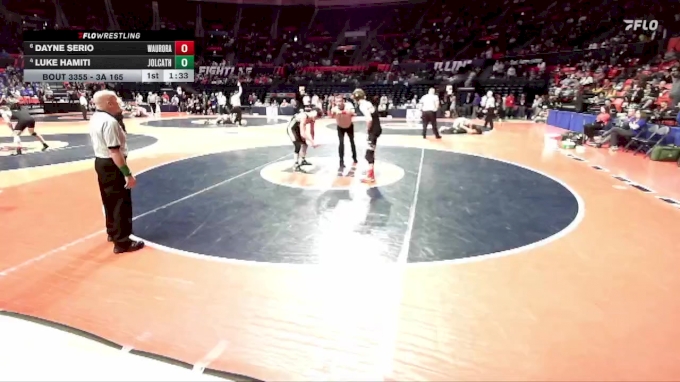 3A 165 lbs Cons. Semi - Luke Hamiti, Joliet (Catholic Academy) vs Dayne ...