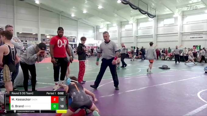 80 lbs Round 5 (10 Team) - Gavin Brand, Rambler WC vs Mason Keesecker ...
