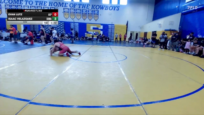 150 lbs Round 2 (8 Team) - Isaac Velazquez, SOWA /HWC vs Evan Lutz ...