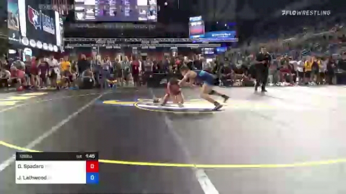 126 lbs Consi Of 64 #2 - Dominick Spadaro, Connecticut vs Joseph ...