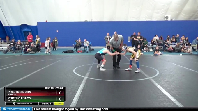 78-84 lbs Round 1 - Porter Adams, Falcons vs Preston Dorn, SHWA