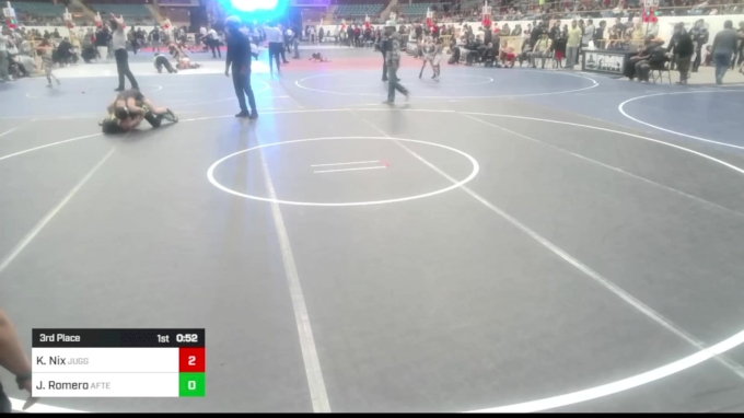 106 lbs 3rd Place - Kolby Nix, Juggernaut Wrestling Club vs Josiah-Ray ...