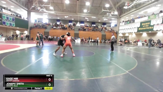 190 lbs Cons. Round 6 - Joseph Smith, Granite Hills vs Kage Mir, Bishop ...