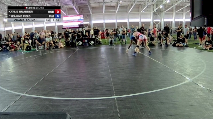 145 lbs Champ. Round 1 - Kaylie Julander, Wyoming vs Jeanine Field, Utah