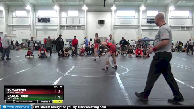152 lbs Round 8 (10 Team) - Ty Watters, Gladiators vs Keagan Judd, 84 ...