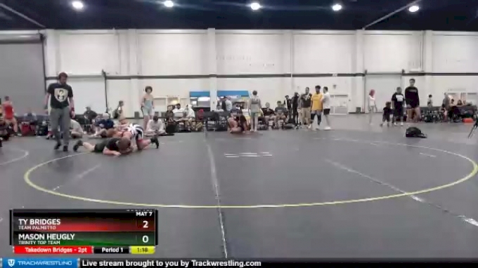 170 lbs Cons. Round 3 - Ty Bridges, Team Palmetto vs Mason Heugly ...