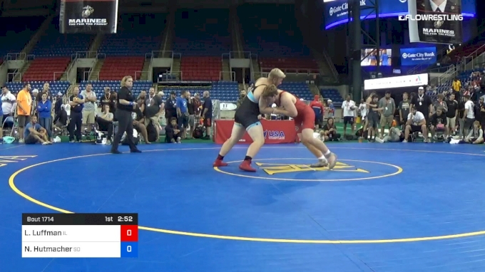 285 lbs Semis - Luke Luffman, Illinois vs Nash Hutmacher, South Dakota