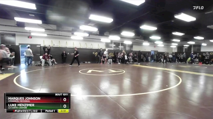 132 lbs Cons. Round 5 - Marques Johnson, Cimarron Memorial vs Luke ...