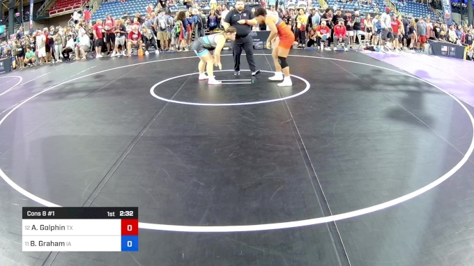 190 lbs Cons 8 #1 - Asaiya Golphin, TX vs Brooklyn Graham, IA