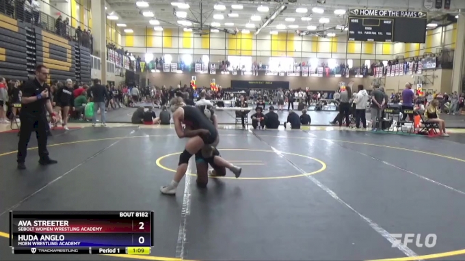130 lbs Cons. Round 2 - Ava Streeter, Sebolt Women Wrestling Academy vs ...
