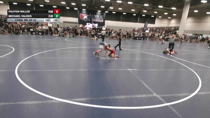 92 lbs Cons. Rd Of 32 - Paxton Miller, Pennsylvania vs Michael Valdes ...