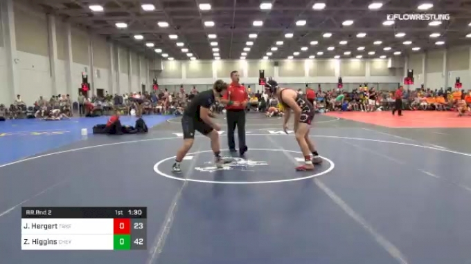 220 lbs Rr Rnd 2 - Jordan Hergert, Team Bro-Kenyon vs Zach Higgins ...