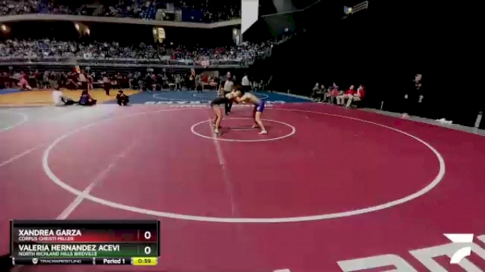 5A 114 lbs Cons. Round 1 - Xandrea Garza, Corpus Christi Miller vs ...