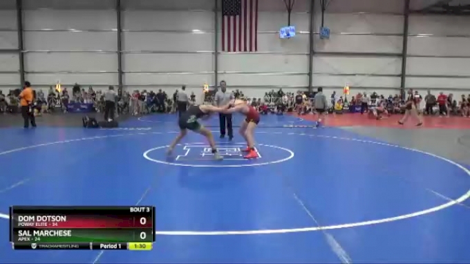 210 lbs Round 1 (6 Team) - Nevin Mattessich, Buxton Intensity vs Moroni ...
