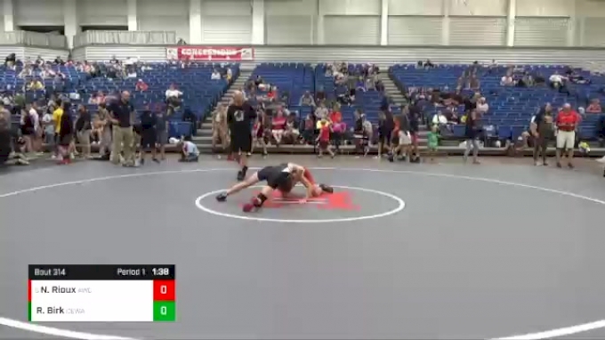 109 lbs Cons. Round 7 - Nathan Rioux, Avon Wrestling Club vs Ren Birk ...