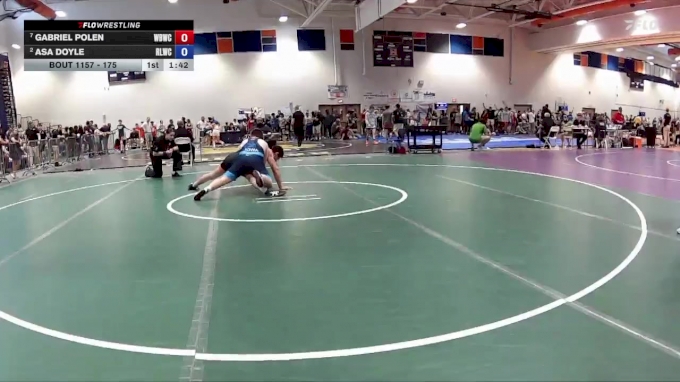 175 lbs Quarterfinal - Gabriel Polen, Wild Buffalo Wrestling Club vs ...