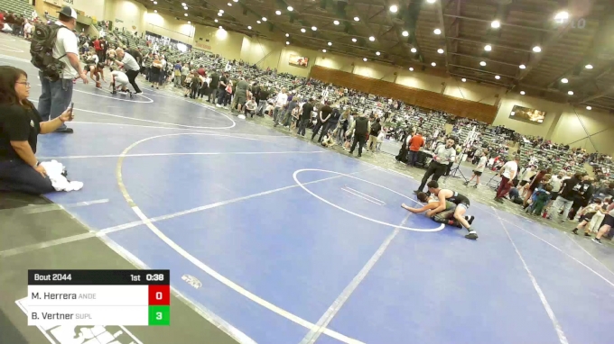 114 lbs 2nd Place - Mateo Herrera, Anderson Attack WC vs Beniamine ...