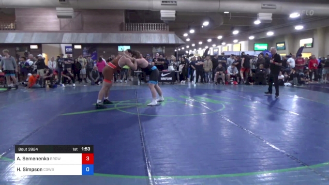 125 kg Rnd Of 32 - Alex Semenenko, Brown University vs Hayden Simpson ...