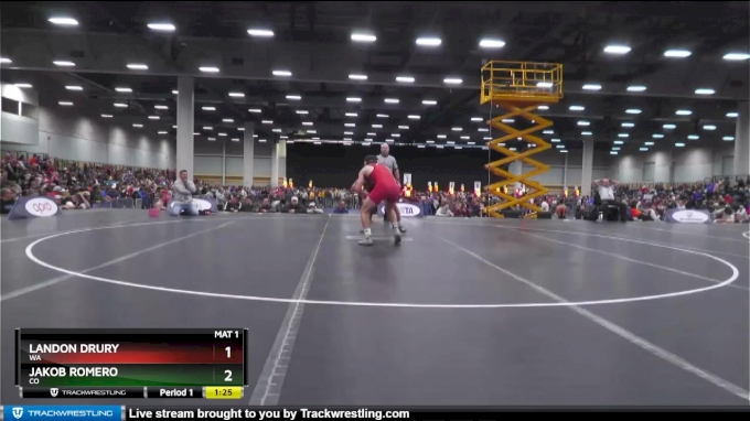 138 lbs Champ. Round 1 - Jakob Romero, CO vs Landon Drury, WA