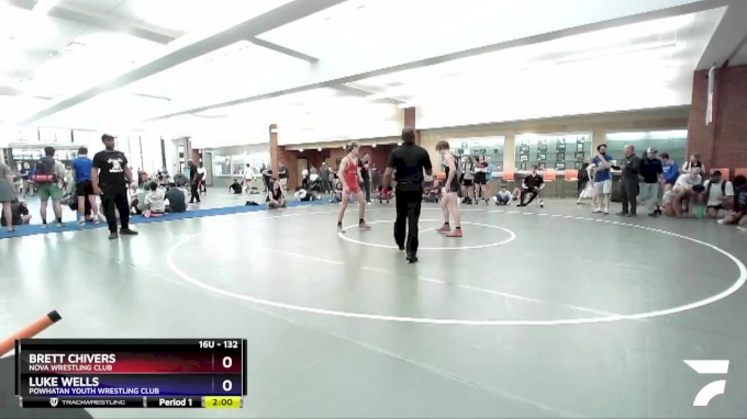 132 lbs Cons. Round 4 - Brett Chivers, NOVA Wrestling Club vs Luke ...