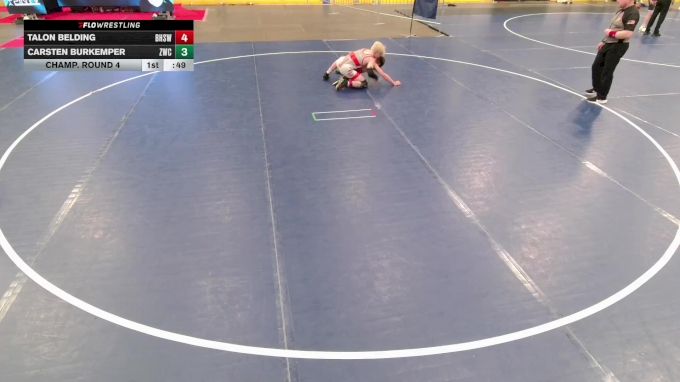 Junior Boys - 132 lbs Champ. Round 4 - Talon Belding, Beatrice High ...