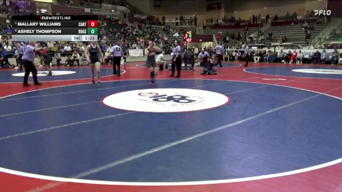 6A 140 lbs 1st Place Match - Mallary Williams, CABOT HIGH SCHOOL vs ...