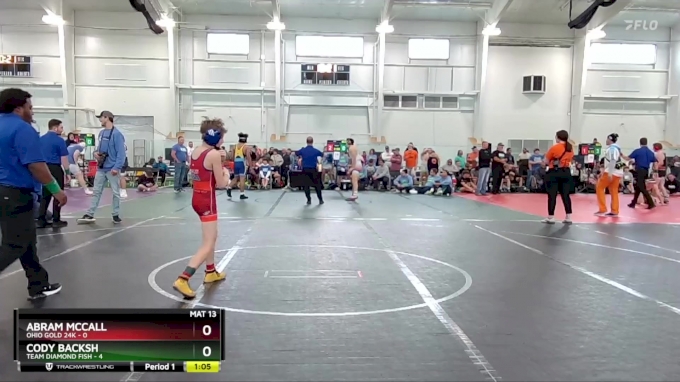 76 lbs Round 8 (10 Team) - Abram McCall, Ohio Gold 24K vs Cody Backsh ...