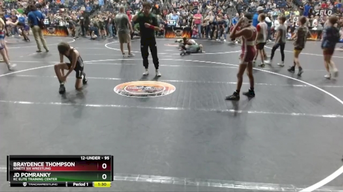 95 lbs Quarterfinal - Braydence Thompson, Ninety Six Wrestling vs Jd ...