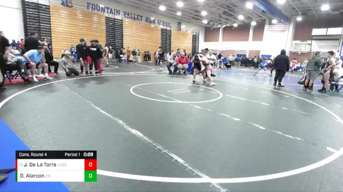 195 lbs Cons. Round 4 - Jacob De La Torre, Justin Garza vs Devin ...