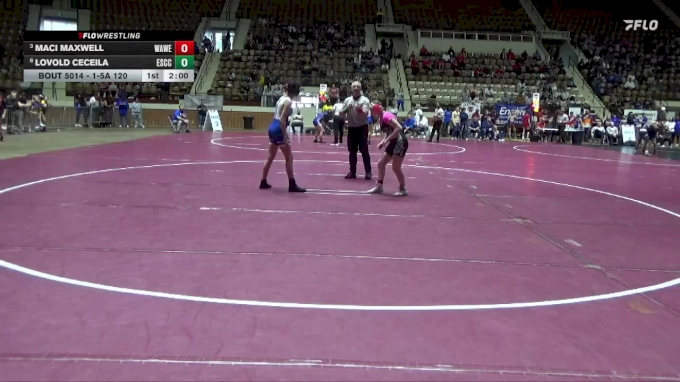 1-5A 120 Quarterfinal - Maci Maxwell, Walter Wellborn vs Lovold Ceceila ...