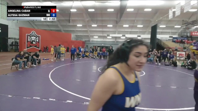 180 lbs Placement - Alyssa Guzman, Western New England vs Angelina ...