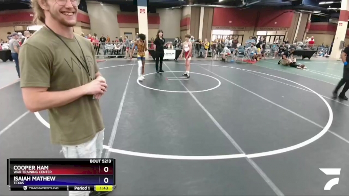 106 lbs 3rd Place Match - Cooper Ham, WAR Training Center vs Isaiah ...