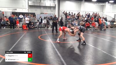 5th Place - Tyler Diggins, Moon Area vs Riley Wiseman, Unattached