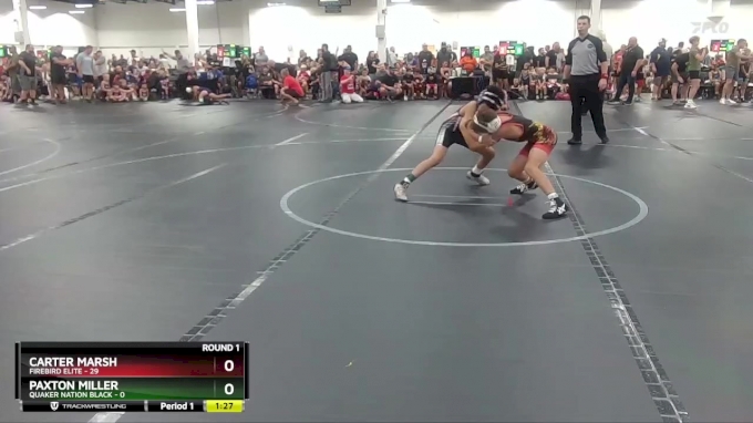 76 lbs Round 1 (6 Team) - Carter Marsh, Firebird Elite vs Paxton Miller ...