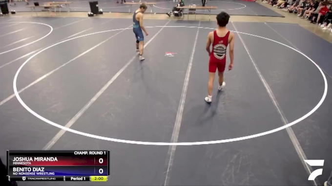 132 lbs Champ. Round 1 - Joshua Miranda, Minnesota vs Benito Diaz, No ...