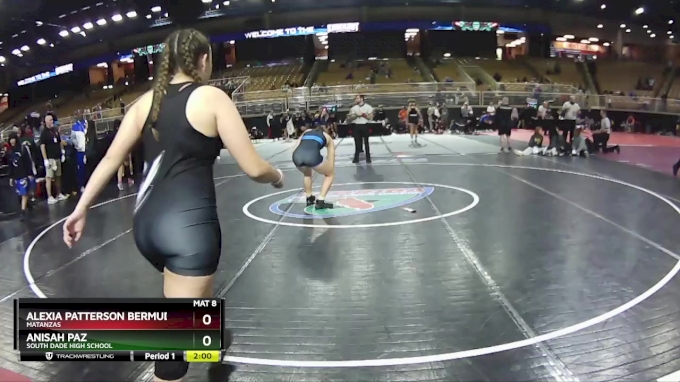 155 lbs Cons. Round 1 - Anisah Paz, South Dade High School vs Alexia ...