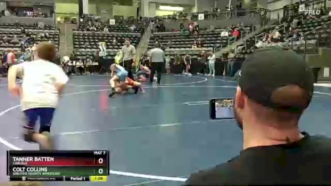 112 lbs Quarterfinal - Colt Collins, Greater Heights Wrestling vs ...