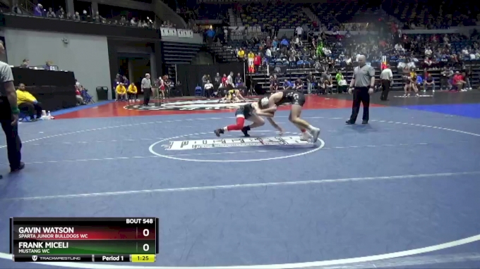 135 lbs Quarterfinal - Gavin Watson, Sparta Junior Bulldogs WC vs Frank ...