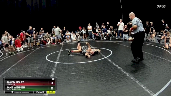 80 lbs Round 7 (8 Team) - Jaxon Holtz, POWA vs Jake Wehner, Dirty Jersey