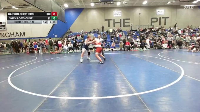 190 lbs Cons. Round 2 - Kanyon Shepherd, Champions Wrestling Club vs ...