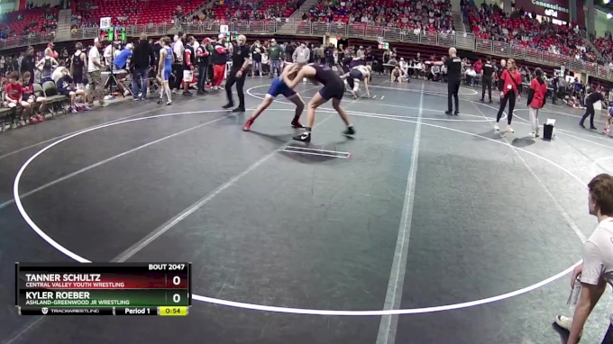 175 lbs Champ. Round 1 - Kyler Roeber, Ashland-Greenwood Jr Wrestling ...