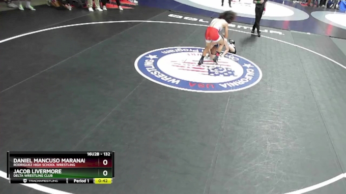 132 lbs Cons. Round 5 - Jacob Livermore, Delta Wrestling Club vs Daniel ...