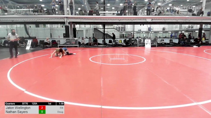H-125A lbs Quarterfinal - Jaton Wellington, Elite Wrestling vs Nathan ...